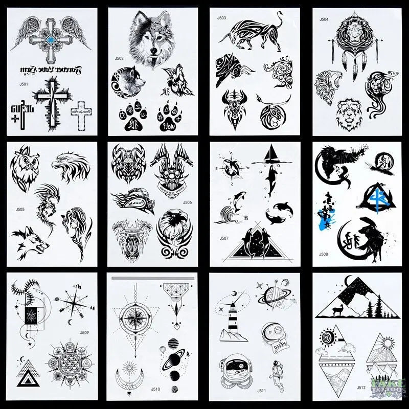 Temporary Tattoos Body Art: Express Yourself in Style – Fake Tattoos