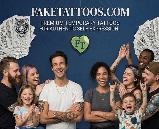 Fake Tattoos | High-Quality Temporary Tattoos & Non-Permanent Designs