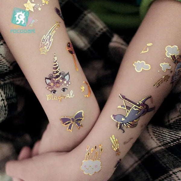 Temporary Tattoos Cute Child Tattoo Sticker - Fun Designs for Kids ...