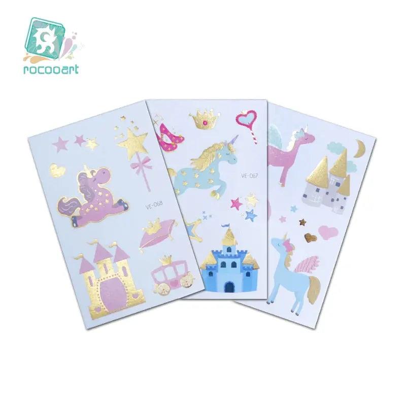 Temporary Tattoos Cute Child Tattoo Sticker - Fun Designs for Kids ...