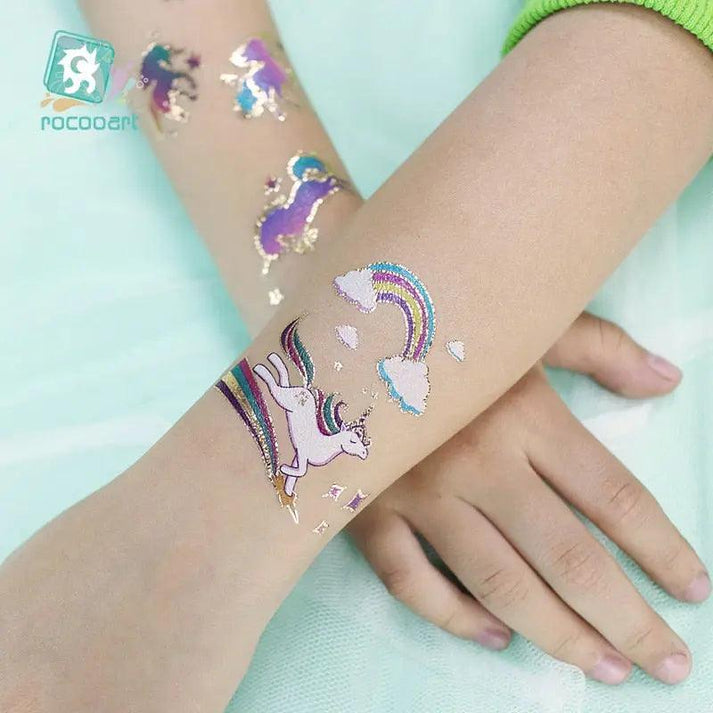 Temporary Tattoos Cute Child Tattoo Sticker - Fun Designs for Kids ...