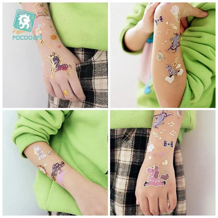 Temporary Tattoos Cute Child Tattoo Sticker - Fun Designs for Kids ...