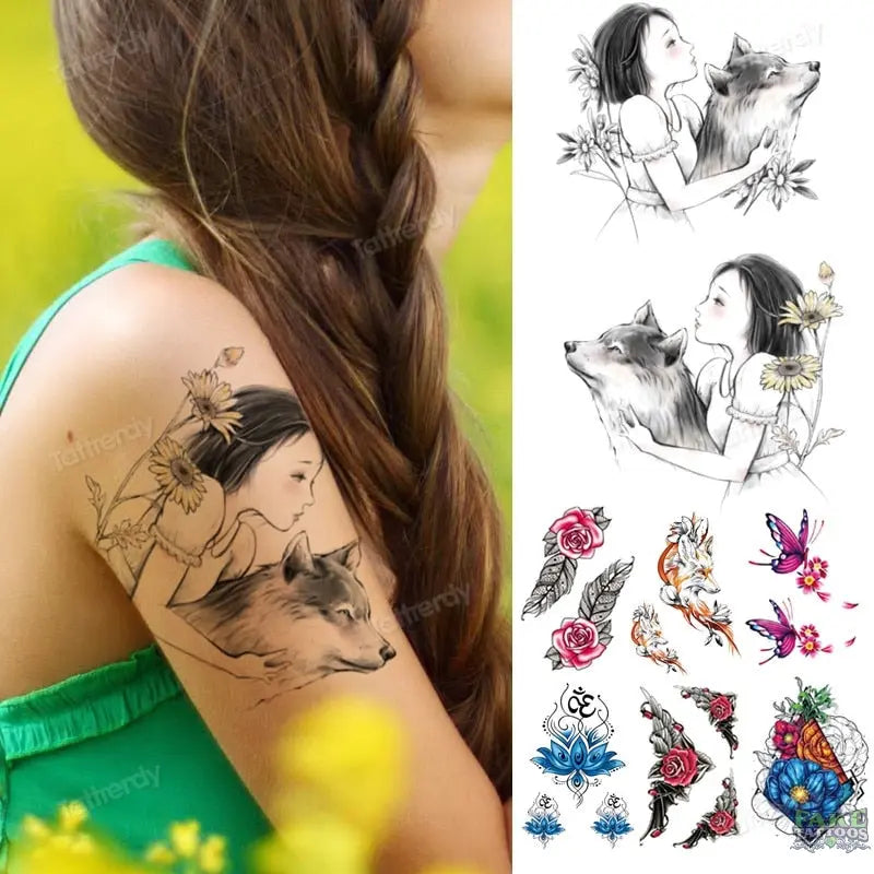 Fake Girl Tattoos 270 Best Temporary Tattoos Ideas | Temporary