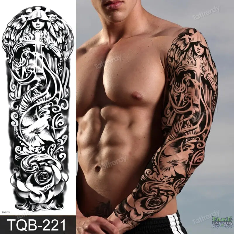 Temporary Tattoos Skull Tiger Owl Lion - Bold and Stylish Designs ...