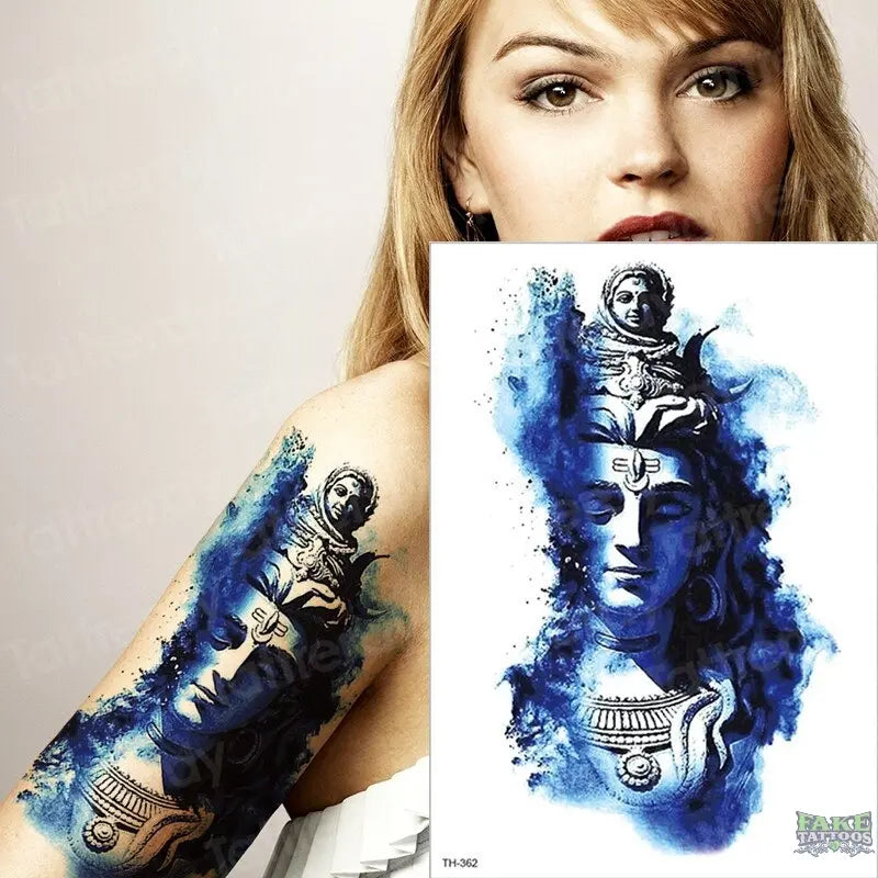 Waterproof Temporary Tattoos Men Tattoo Forest Wolf Large 2019 – Fake ...